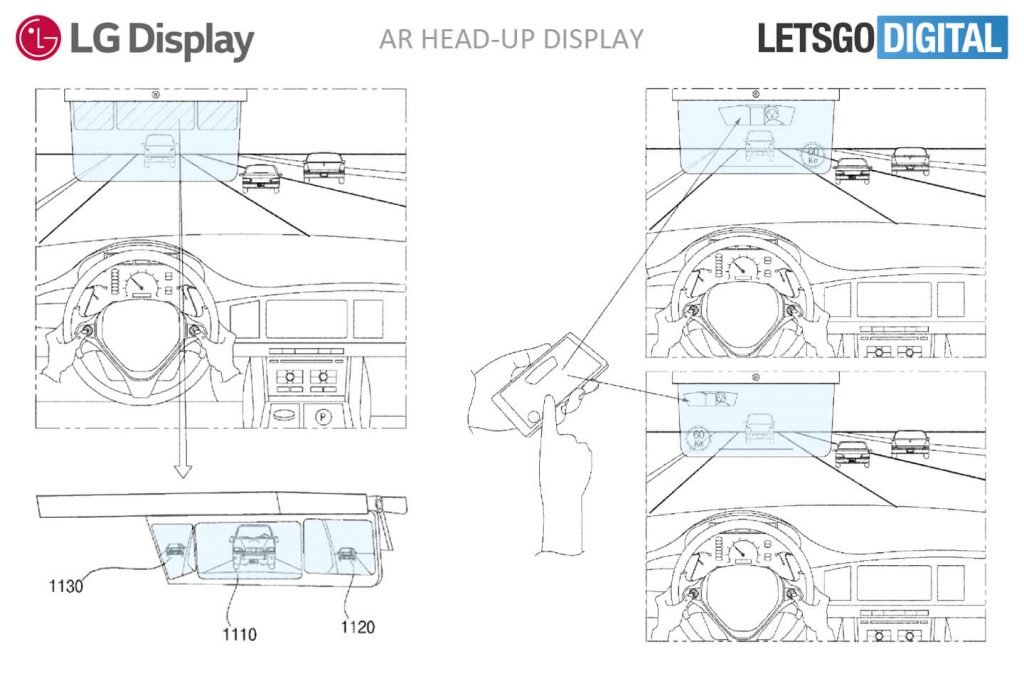 LG flexible head-up display with augmented reality capabilities ...