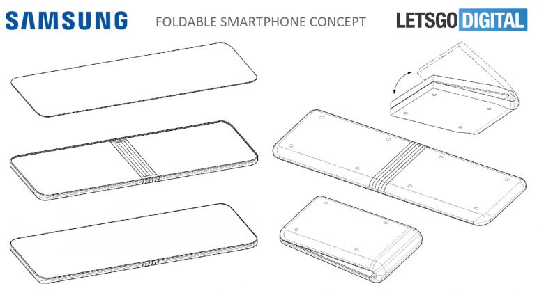 Samsung foldable smartphone with flexible display | LetsGoDigital