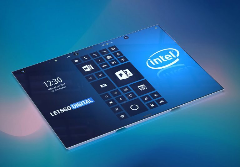 Intel foldable smartphone folds open into a large tablet | LetsGoDigital