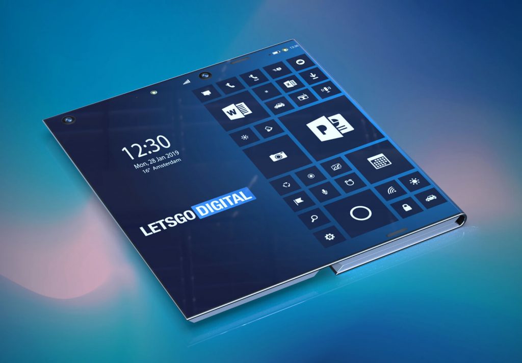 Intel foldable smartphone folds open into a large tablet | LetsGoDigital