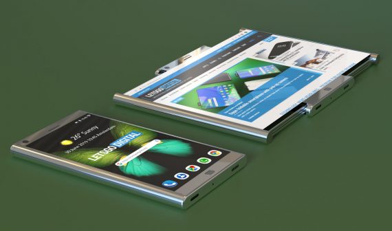 Samsung Galaxy smartphone with pull out display | LetsGoDigital