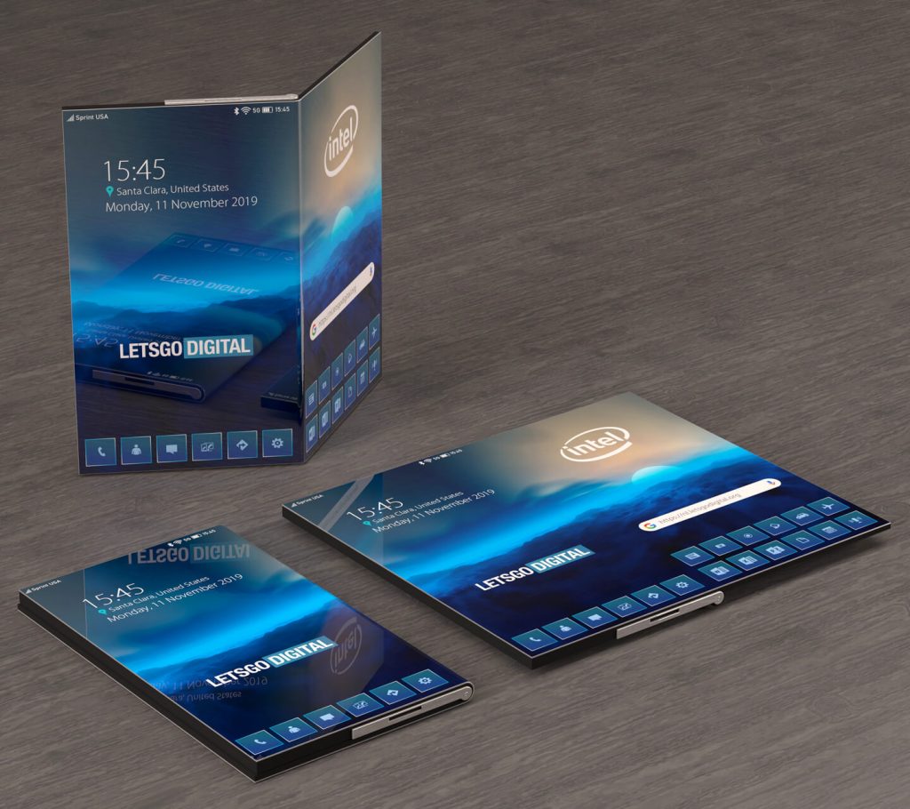 Foldable smartphone from Intel transforms into tablet PC | LetsGoDigital