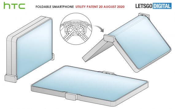 HTC foldable smartphone with outward folding display | LetsGoDigital