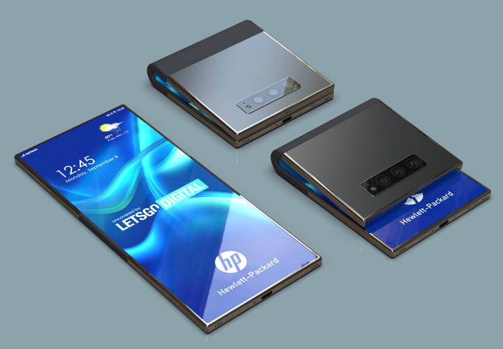 HP foldable smartphone with clamshell design | LetsGoDigital
