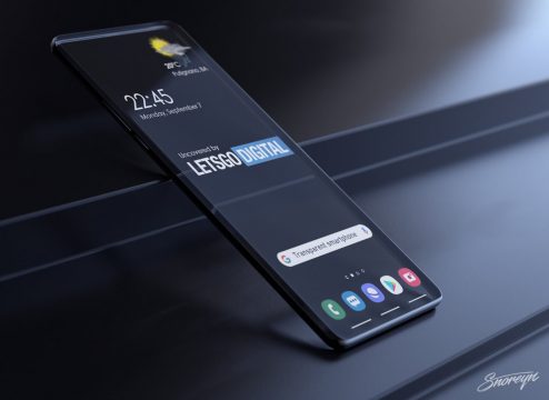 Samsung Galaxy smartphone with transparent display | LetsGoDigital