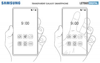 Samsung Galaxy smartphone with transparent display | LetsGoDigital