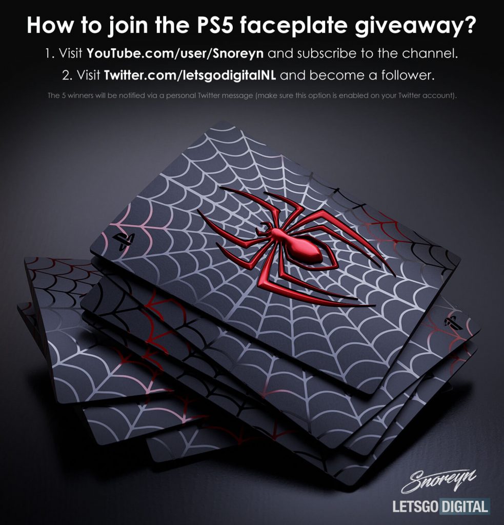 PlayStation 5 faceplates giveaway | LetsGoDigital