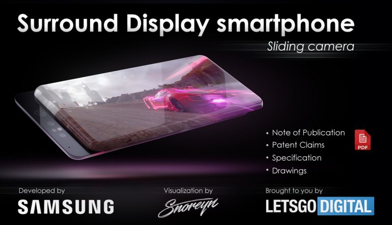 Samsung smartphone with surround display and sliding camera | LetsGoDigital