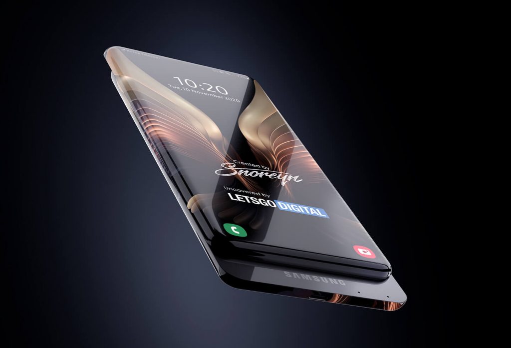 Samsung smartphone with surround display and sliding camera | LetsGoDigital