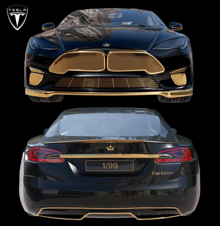 Tesla Model S Limited Edition with matching iPhone 12 Pro | LetsGoDigital