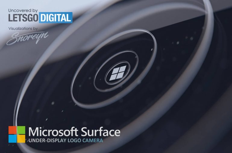 Microsoft Surface with 4 under-display camera sensors | LetsGoDigital