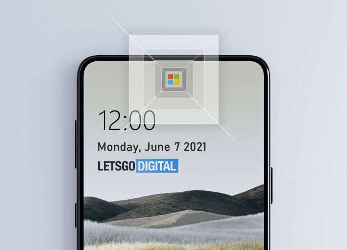 Microsoft Surface with 4 under-display camera sensors | LetsGoDigital