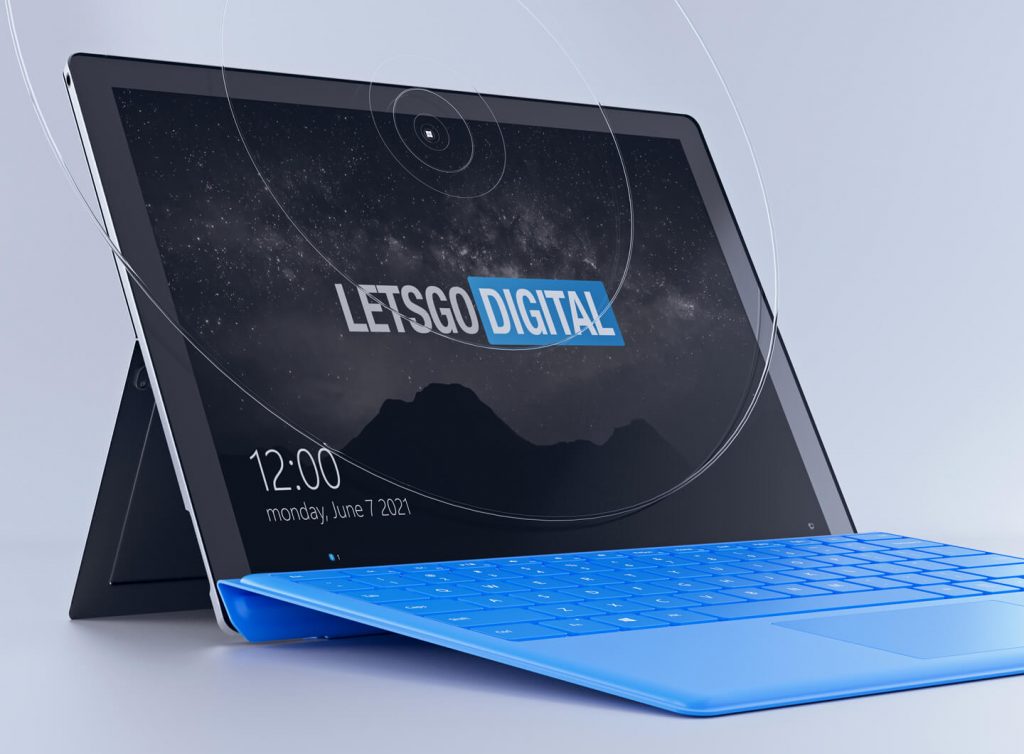 Microsoft Surface with 4 under-display camera sensors | LetsGoDigital