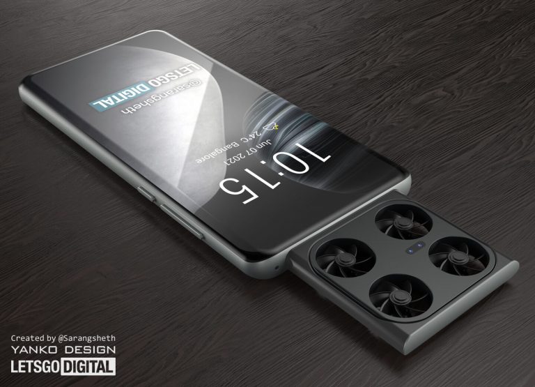 Vivo smartphone with built-in mini drone with camera | LetsGoDigital