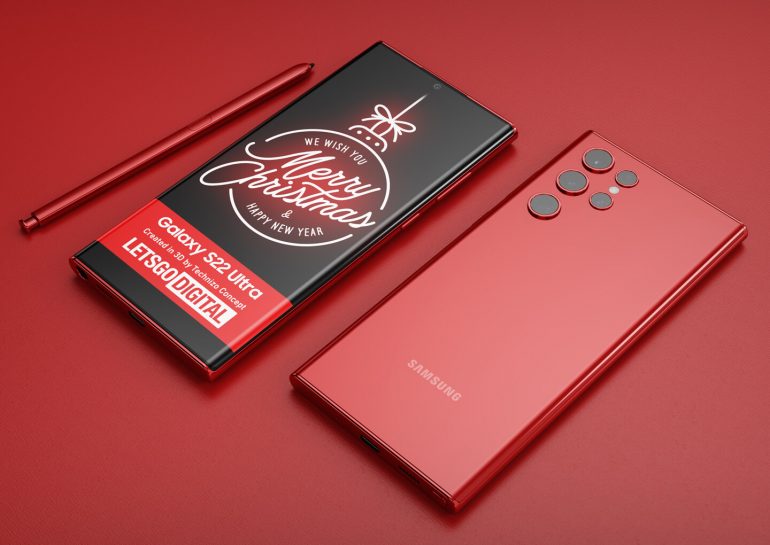 Samsung Galaxy S22 Ultra Red | LetsGoDigital